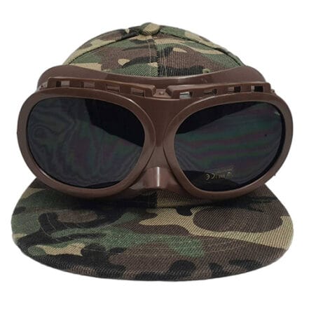 Sapca baseball camouflage cu ochelari verde inchis - Magazinul De Palarii