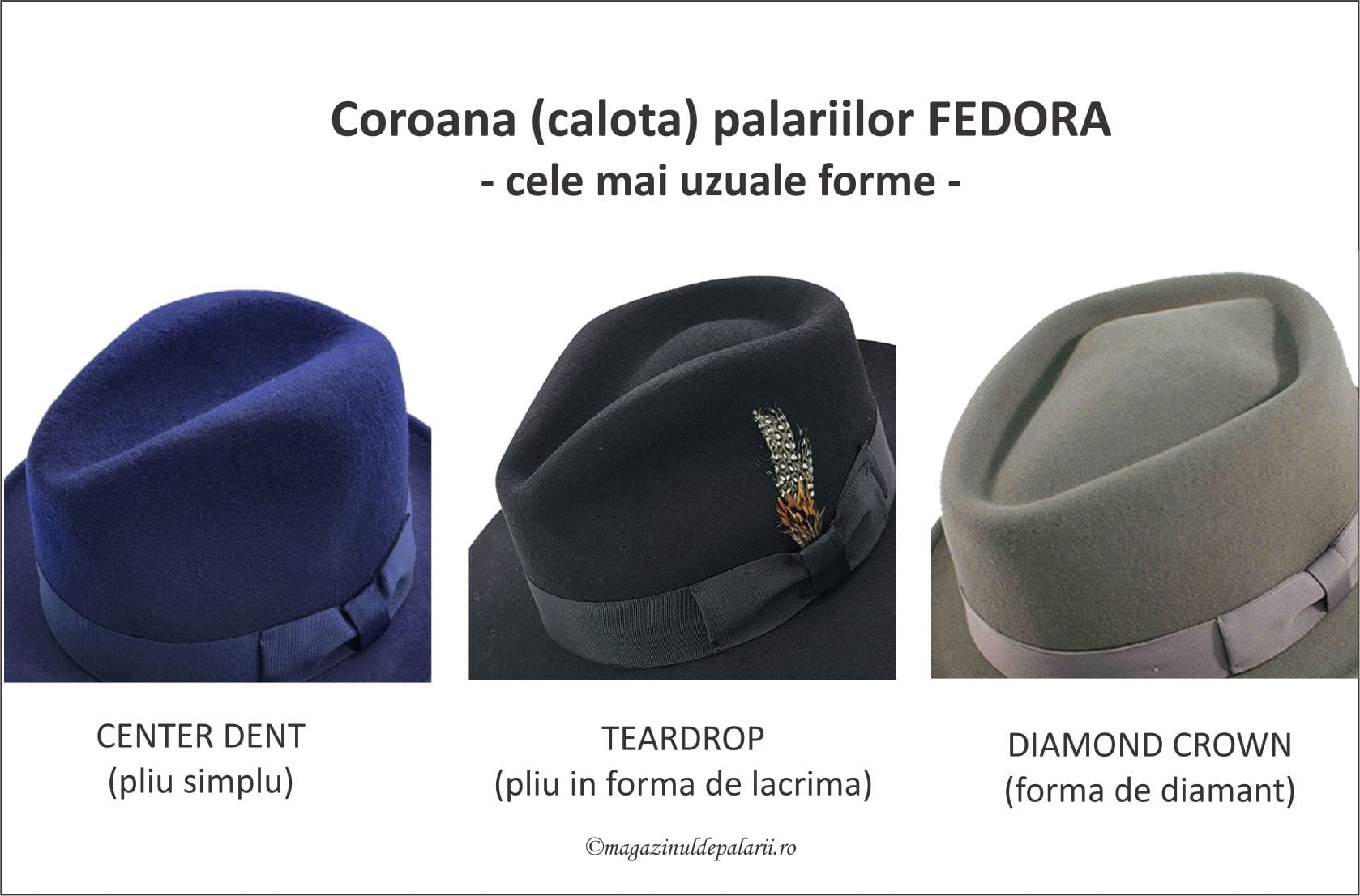 Palaria fedora – forma si stil - Magazinul De Palarii